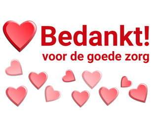 Bedank voor de goede zorg